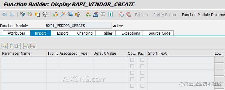 SAP ABAP BAPI_VENDOR_CREATE 使用指南 – AICMTY