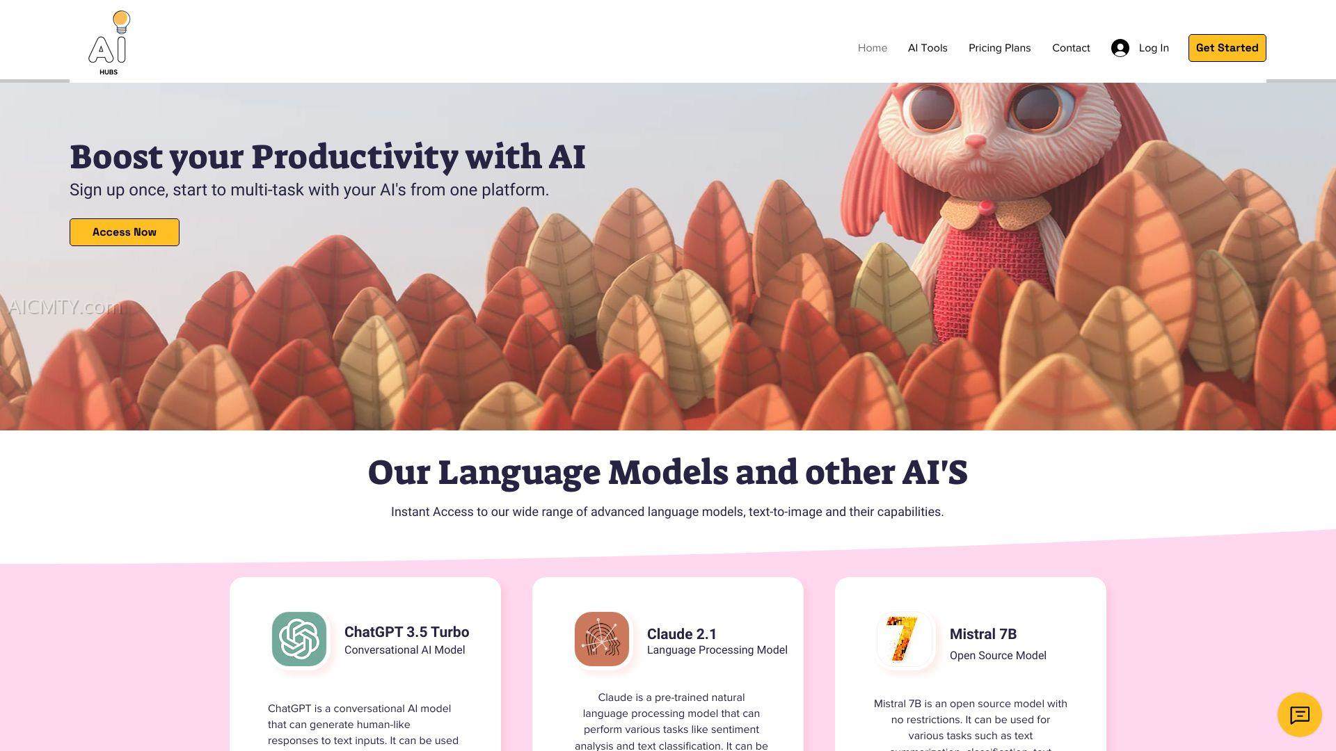 AI Hubs | Home – 一体化AI平台 – AICMTY