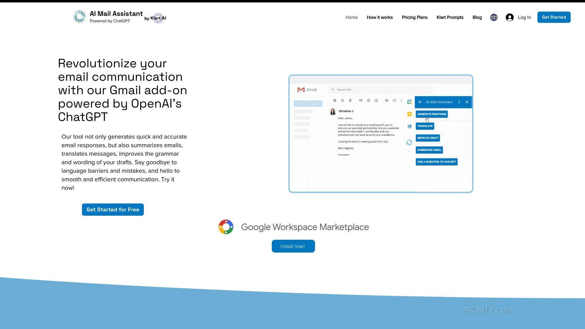 电子邮件生成器 – 用AI轻松生成邮件内容 – AICMTY