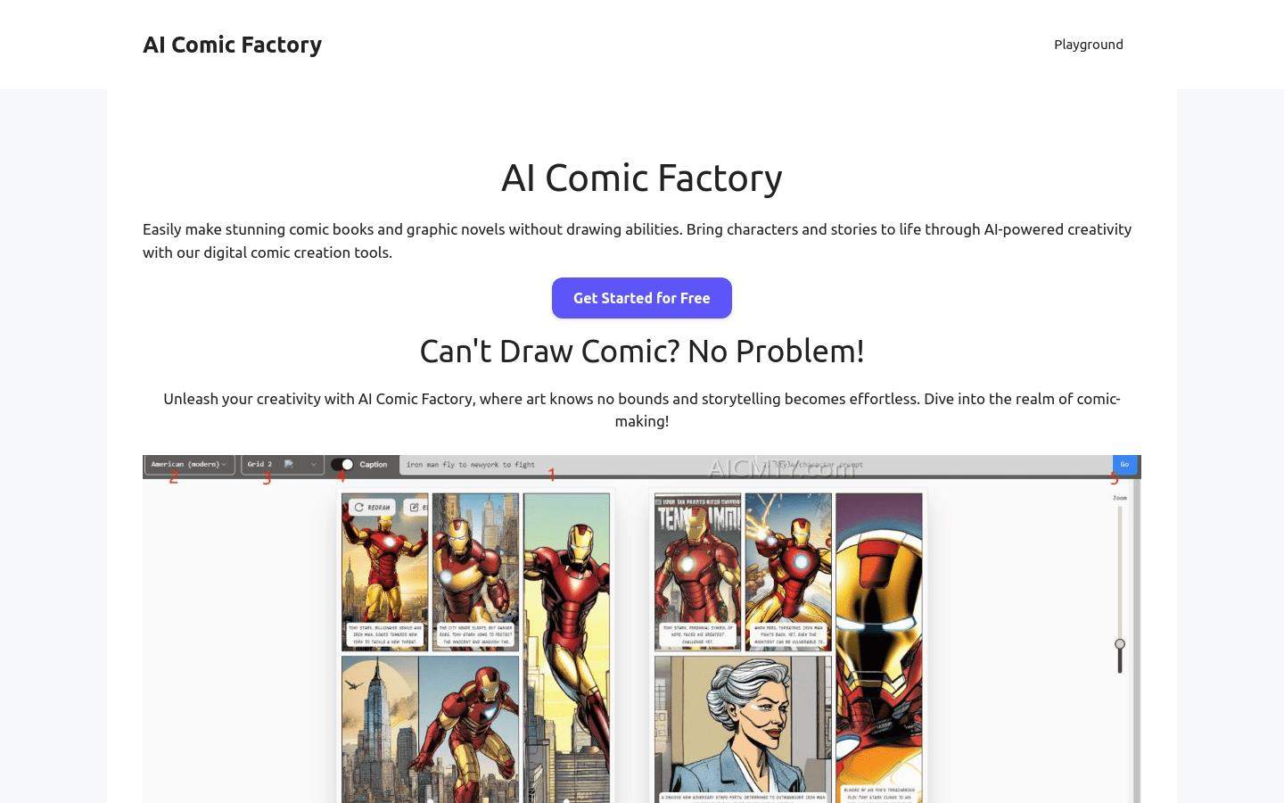 漫画生成工具 – 快速制作漫画内容 – AICMTY