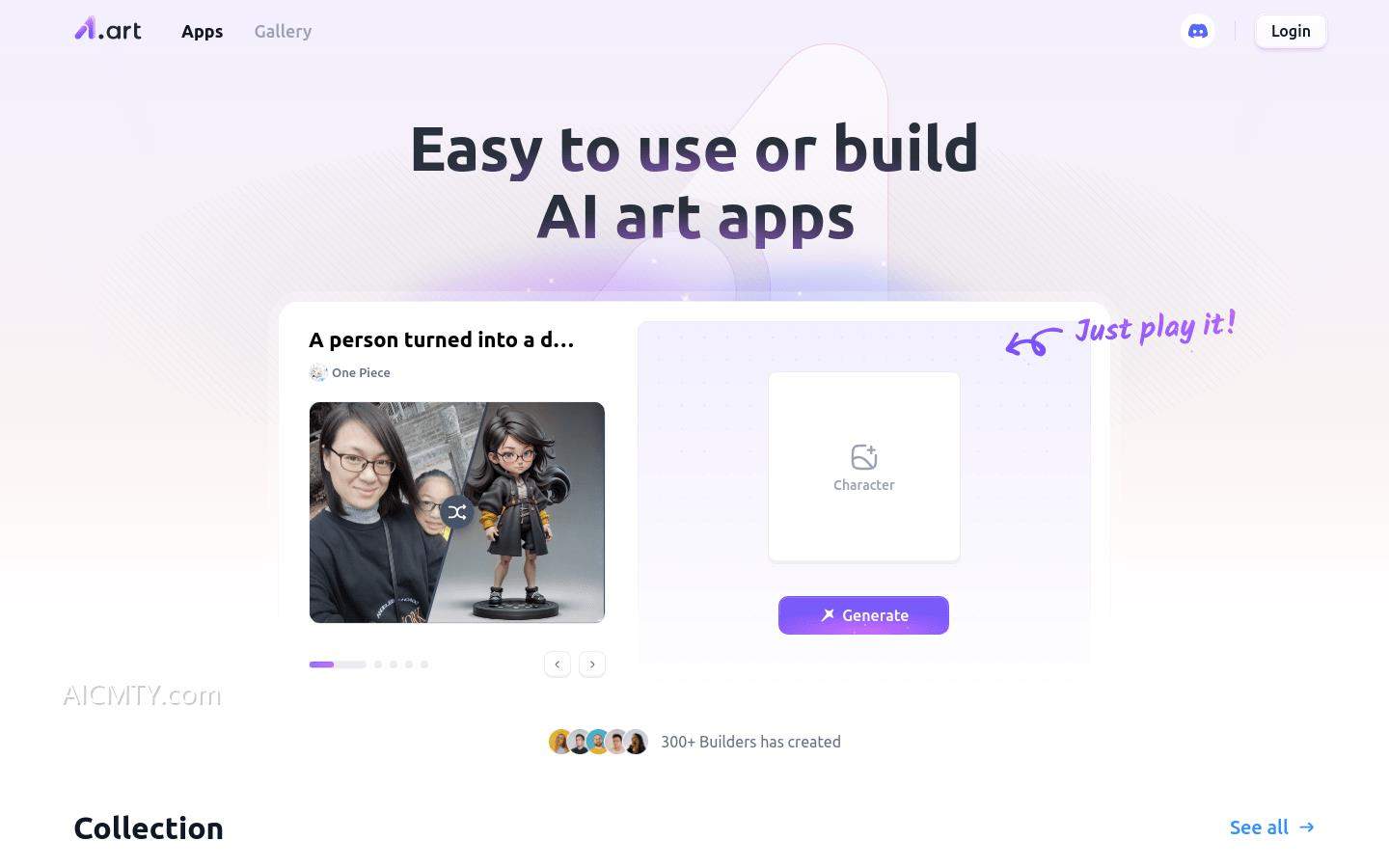 个人头像生成器 – 自定义个性化头像AI应用 – AICMTY