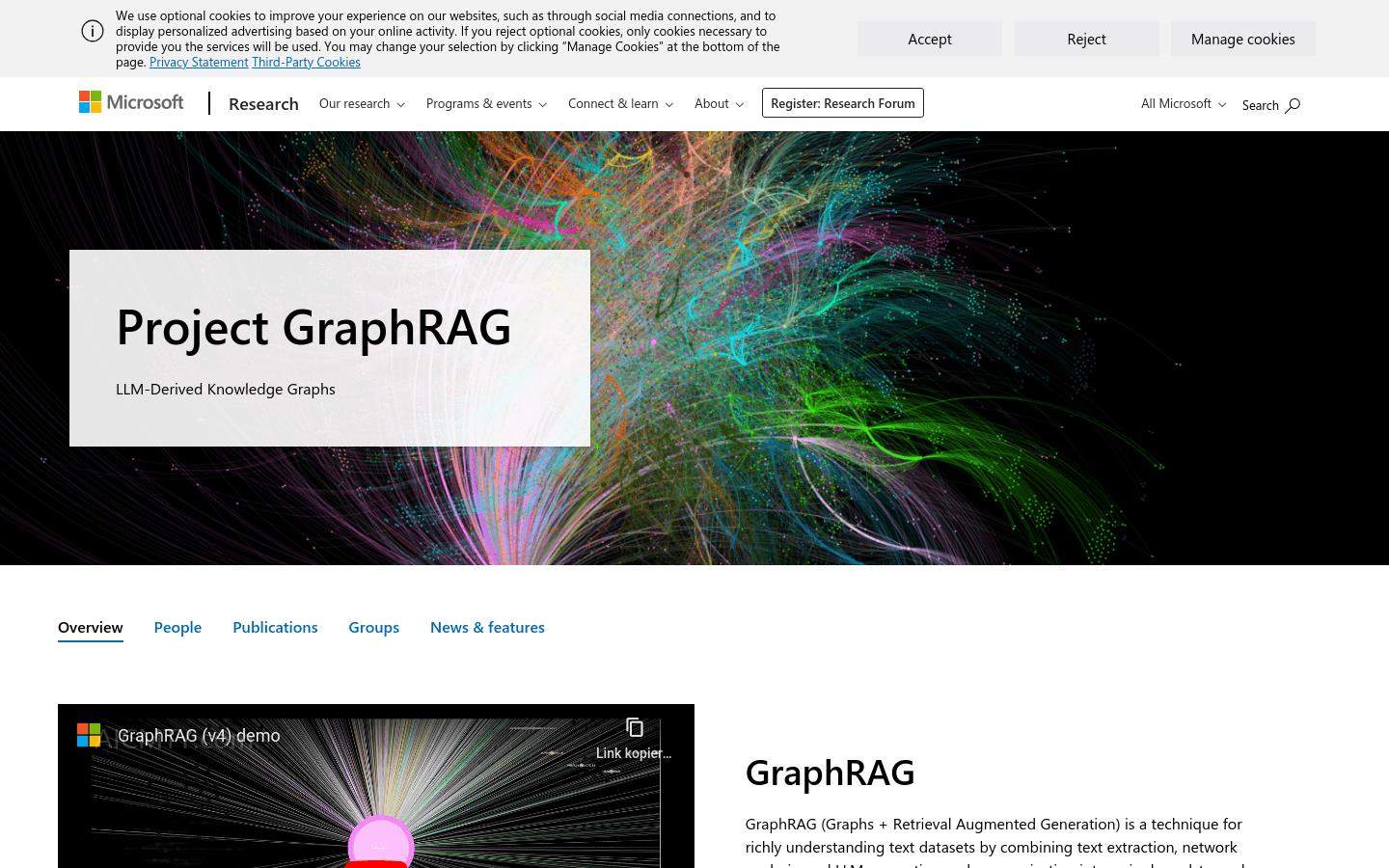 GraphRAG – Microsoft Research文本数据处理与分析技會 – AICMTY