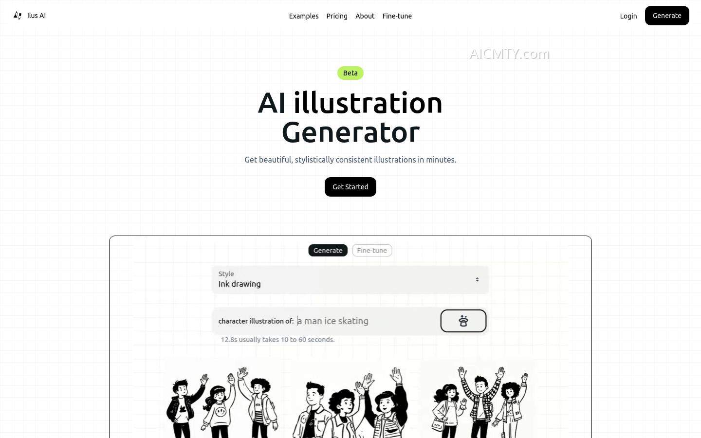 Ilus AI – 一款智能插画生成器 – AICMTY