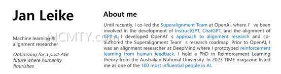 OpenAI安全主管Jan Leike离职，对于产品安全的未来将会如何发展？ – AICMTY
